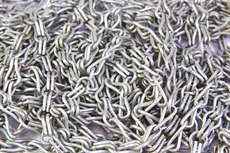 Silver Steel Chains Texture As Background Stock Photo - Image of alloy ...