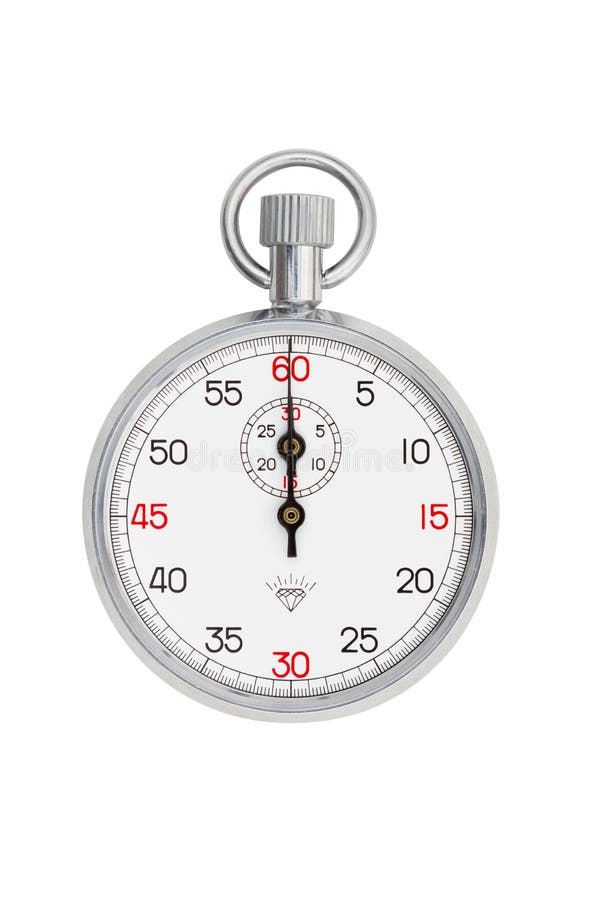 Stopwatch on Zero stock photo. Image of hold, metal, circle - 35377546