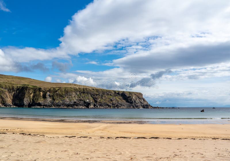 The Silver Strand in County Donegal - Ireland Stock Image - Image of ...