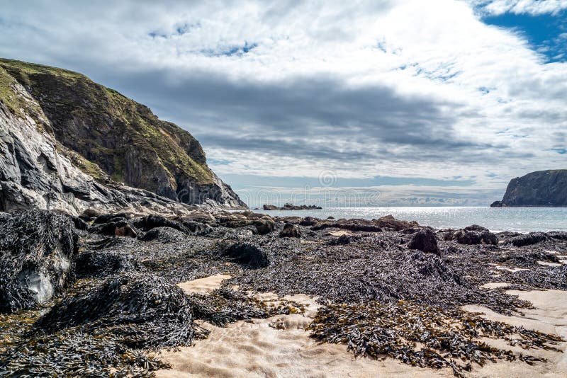 The Silver Strand in County Donegal - Ireland Stock Photo - Image of ...