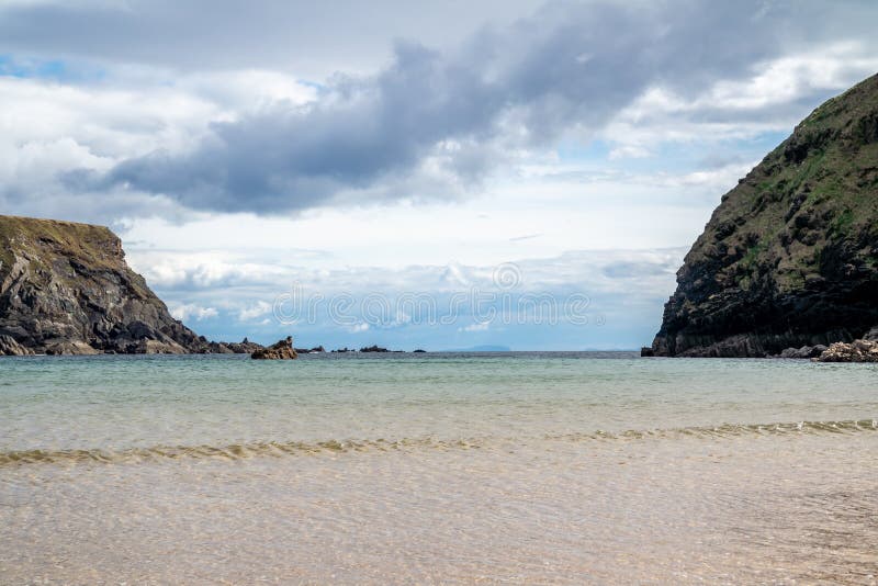 The Silver Strand in County Donegal - Ireland Stock Photo - Image of ...