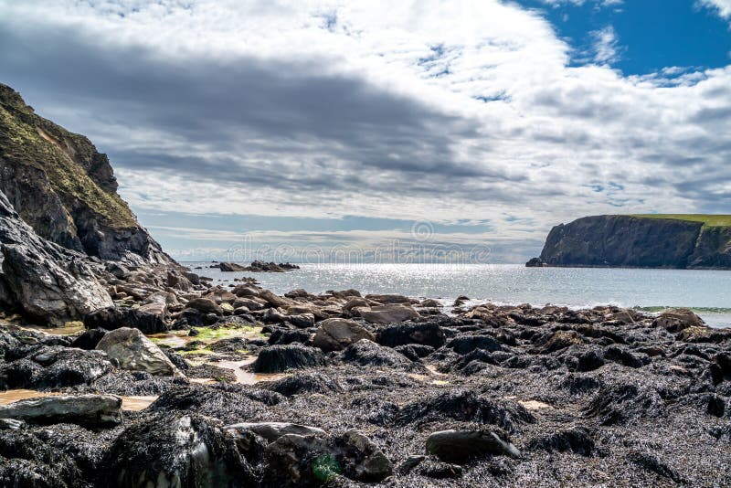 The Silver Strand in County Donegal - Ireland Stock Image - Image of ...