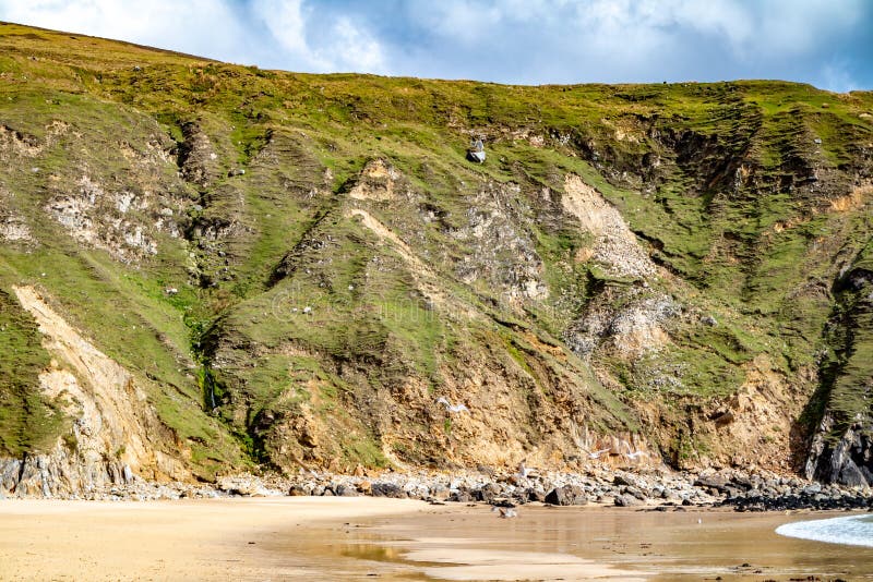 The Silver Strand in County Donegal - Ireland Stock Image - Image of ...