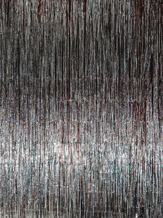 Silver Streamers Background Stock Image - Image of decoration, ribbon ...