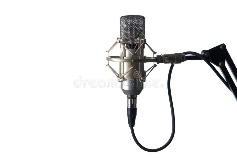 823 Silver Studio Condenser Microphone Stock Photos - Free & Royalty ...