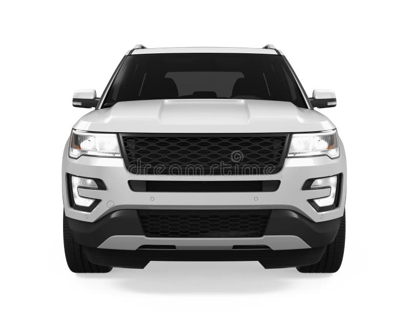 Modern Generic Car. Front View Stock Vector - Illustration of ...