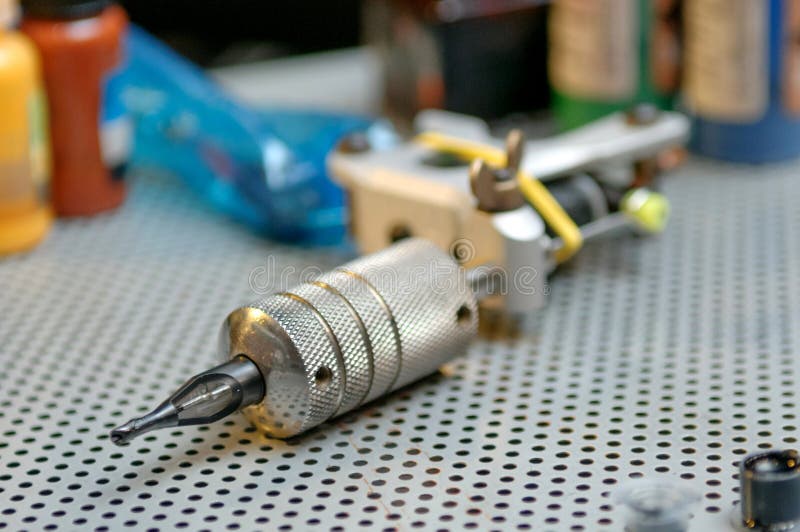 Silver Tattoo Mashine Table Stock Photos - Free & Royalty-Free Stock ...