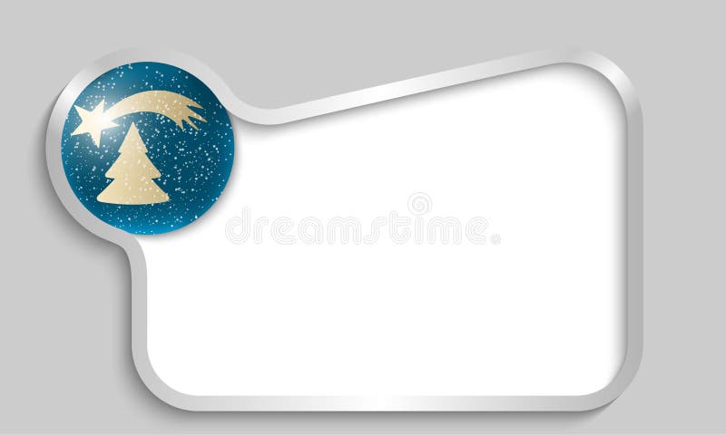 Silver text box stock vector. Illustration of message - 35121305