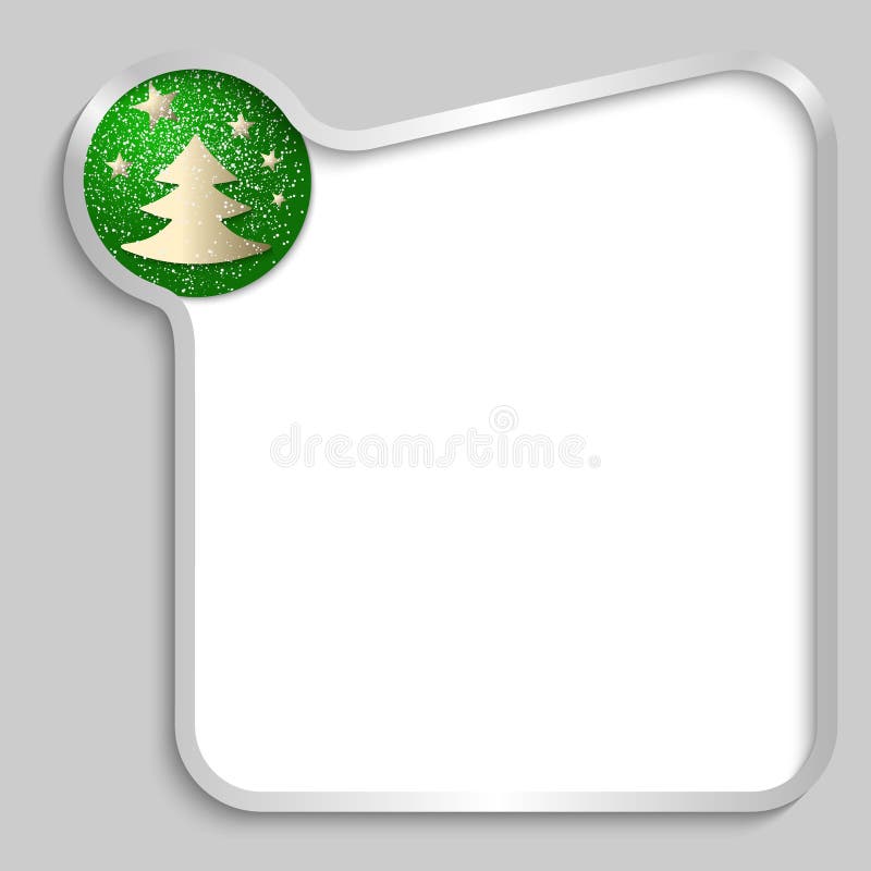 Silver text box stock vector. Illustration of message - 35121305