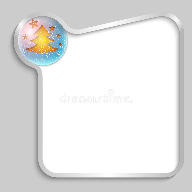 Silver text box stock vector. Illustration of backdrop - 35120799