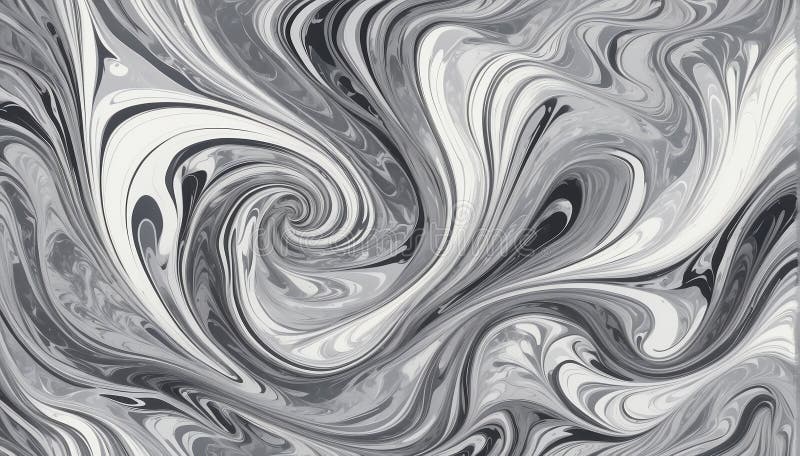 Silver Theme Marbled Paper Design Ai Generated Stock Illustration ...