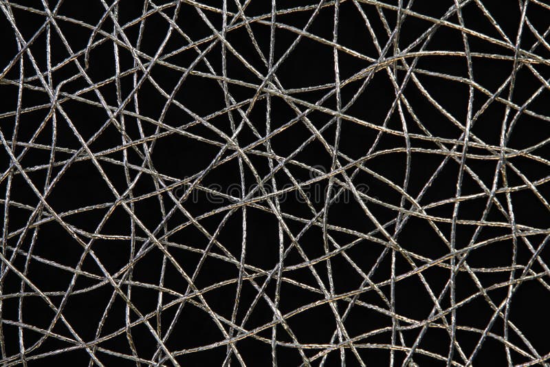 Silver threads weave stock image. Image of closeup, lattice - 106555985