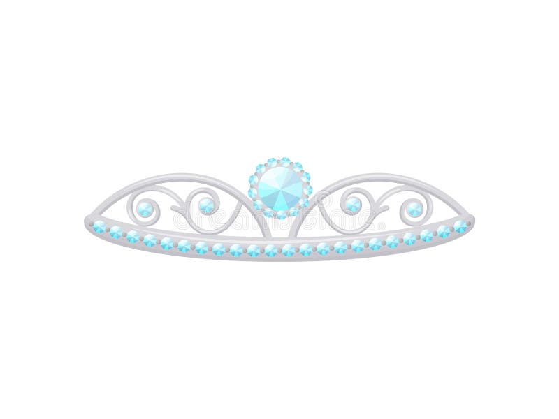 Diamond tiara illustration stock vector. Illustration of illustration ...