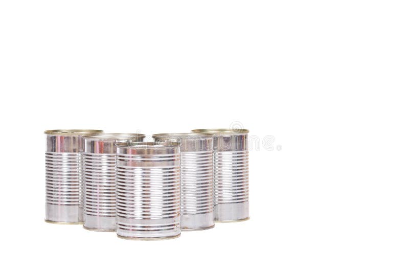 Silver tin stock photo. Image of kitchen, conserve, goods - 9190288