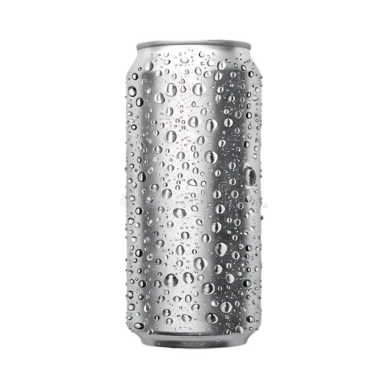 Silver Tin Can or Pack on Transparent Background - Ai Generated Stock ...