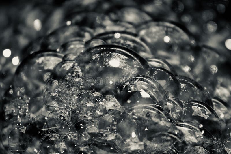 Silver tone bubble stock photo. Image of circle, glow - 188115366