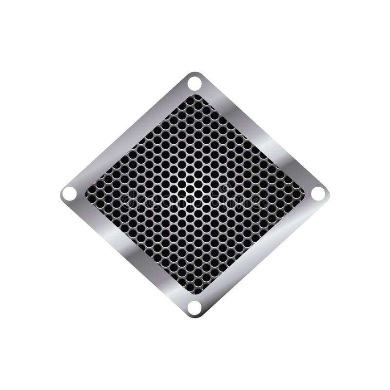 Silver Tools Blank Warnings Icon Stock Illustration - Illustration of ...