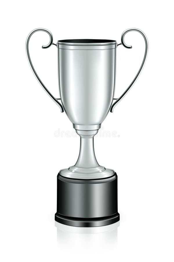 Silver trophy stock vector. Illustration of gilt, gloss - 20259492