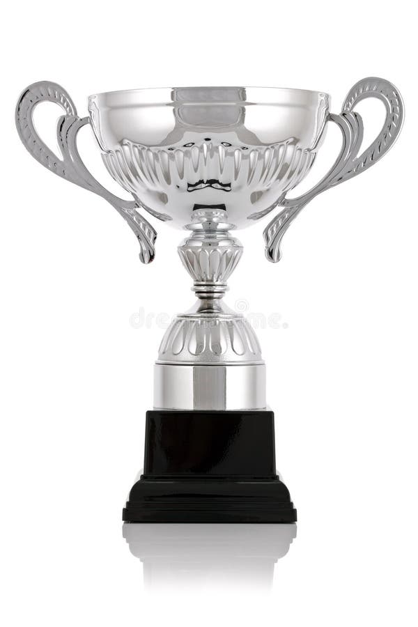 Silver trophy stock photo. Image of achievement, shot - 25789546