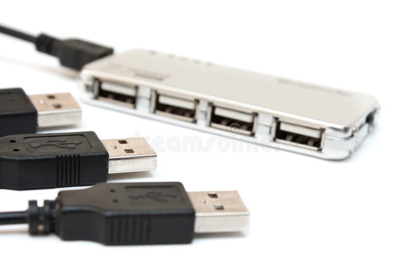 USB HUB stock image. Image of white, transfer, technology - 7055083
