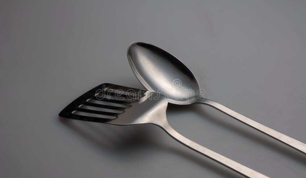 Silver utensils stock image. Image of dishes, object - 43965441