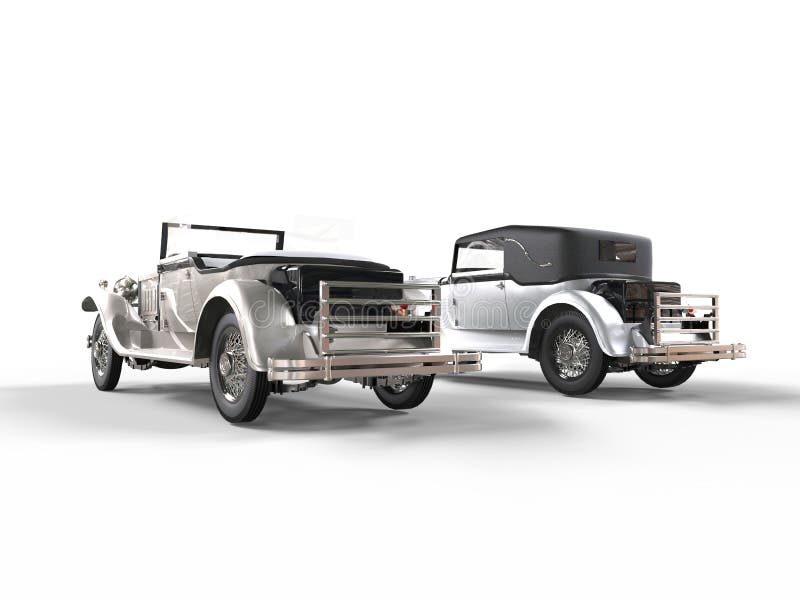 Silver vintage cars stock photo. Image of silver, automobile - 59013870