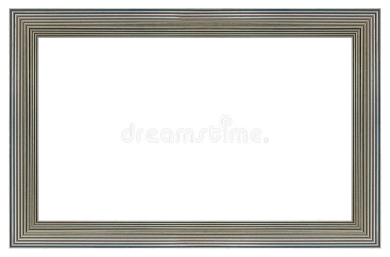 Silver rectangle frame stock photo. Image of ornamental - 112962398