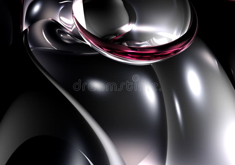 Silver&violette Metall 01 Stock Illustration - Illustration of chrome ...