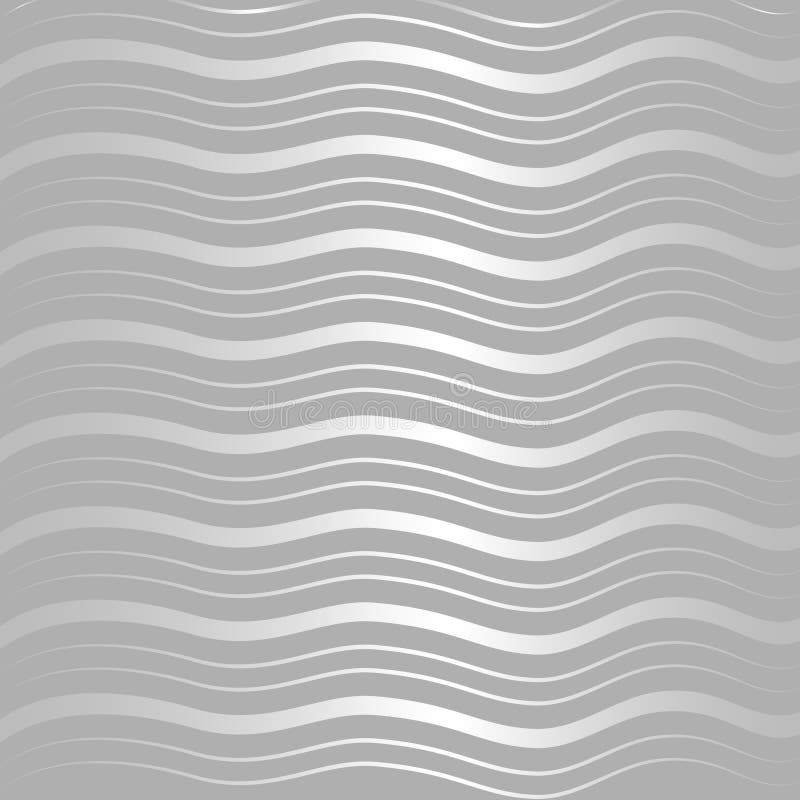 Silver wave pattern stock vector. Illustration of template - 69315613