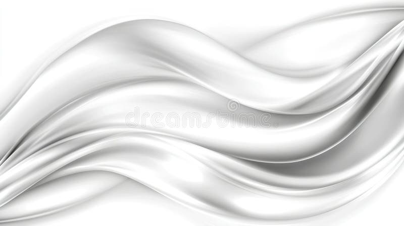 Silver Waves Flowing, Abstract Background, Design Element Stock Photo ...