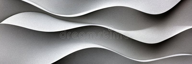 Silver Waves Texture, Abstract Design and Gradient Stock Illustration ...