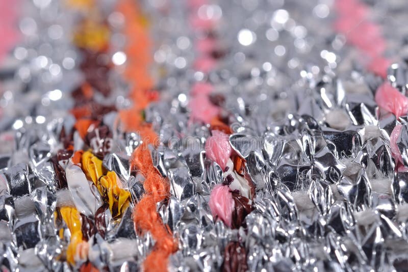 Silver weaving close up stock photo. Image of industrial - 40640822