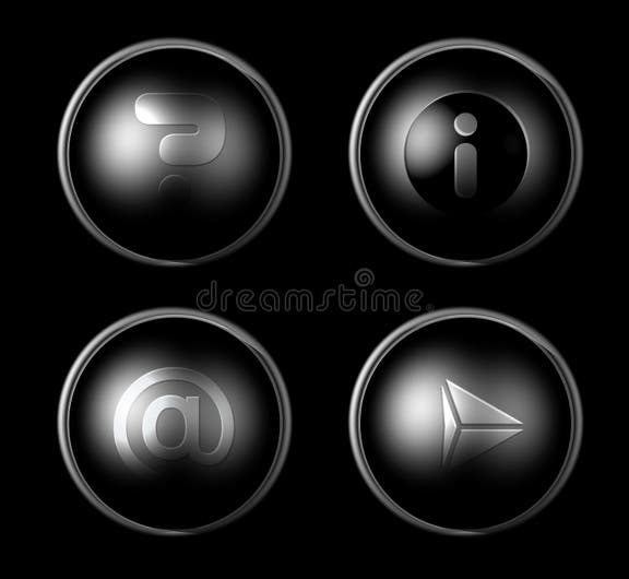 Email Icons Silver Stock Illustrations – 626 Email Icons Silver Stock ...