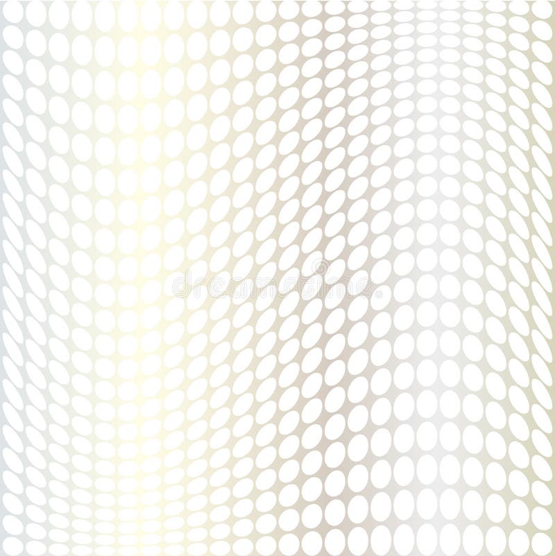 Silver White Mod Warped Dots Stock Illustration - Illustration of ...