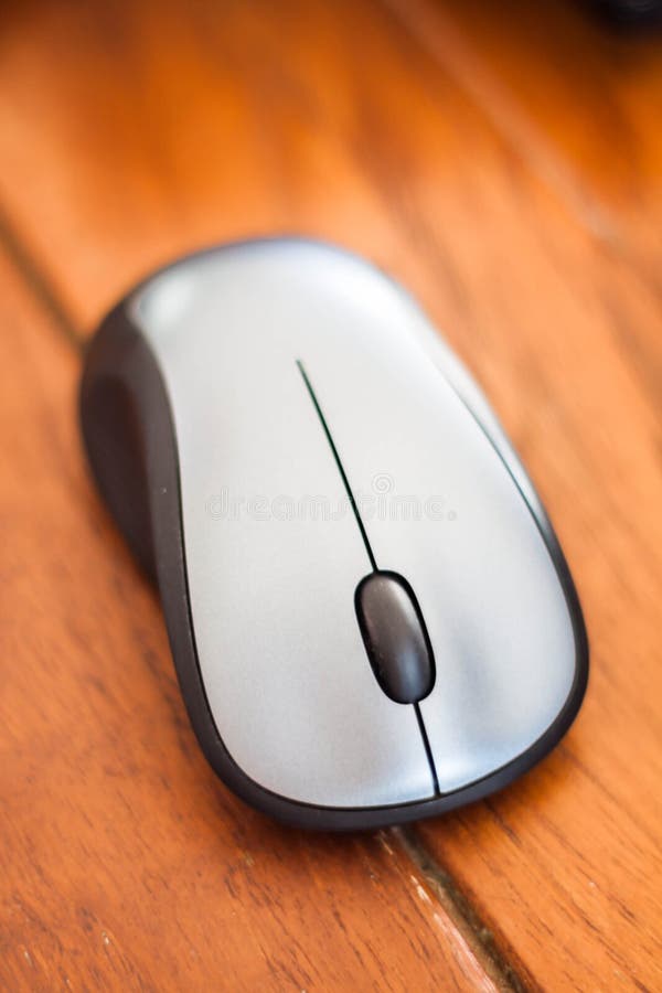 Silver wireless mouse stock image. Image of instrument - 30984647