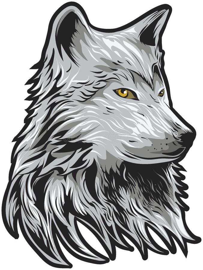 Silver Wolf Drawing