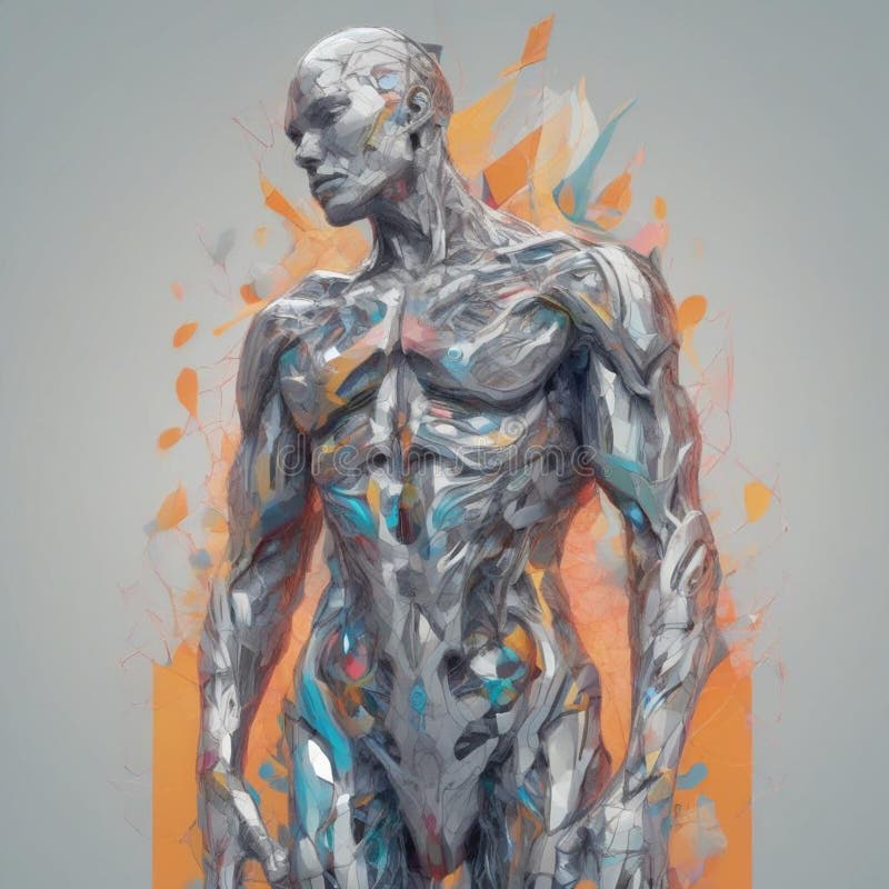 Silverman Statue with Flame Behind Stock Image - Image of statue, flame ...