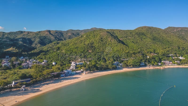 Silvermine Beach Resort, Mui Wo, Silver Mine Bay Stock Photo - Image of ...