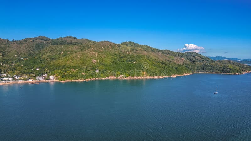 Silvermine Beach Resort, Mui Wo, Silver Mine Bay Stock Image - Image of ...