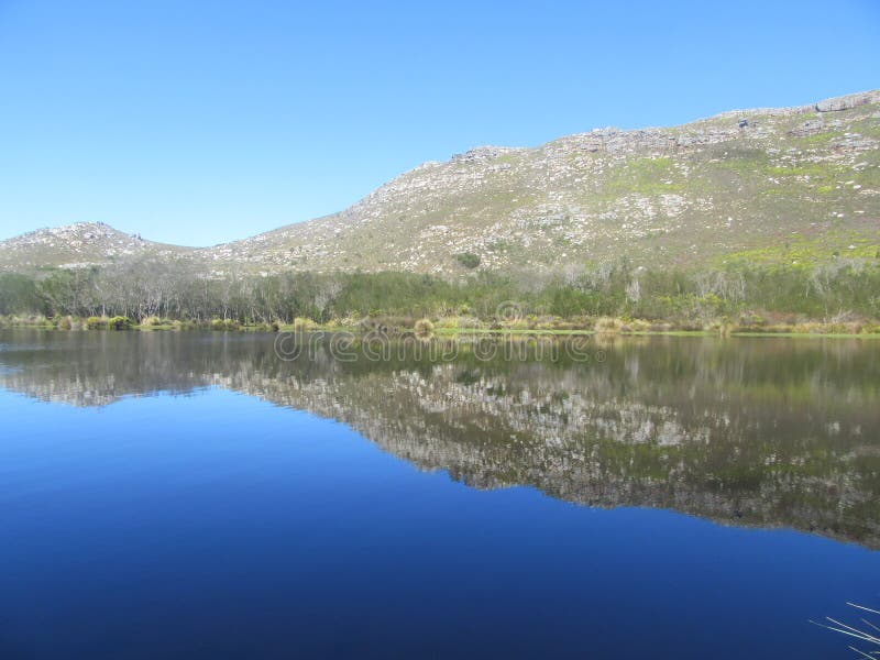 Silvermine Dam stock image. Image of fell, tour, lake - 229346301