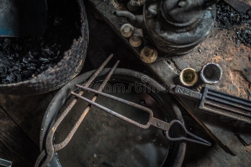 Silversmith Tools stock photo. Image of work, color, metalwork - 9171824