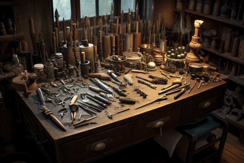 Silversmith Tools Stock Illustrations – 8 Silversmith Tools Stock ...