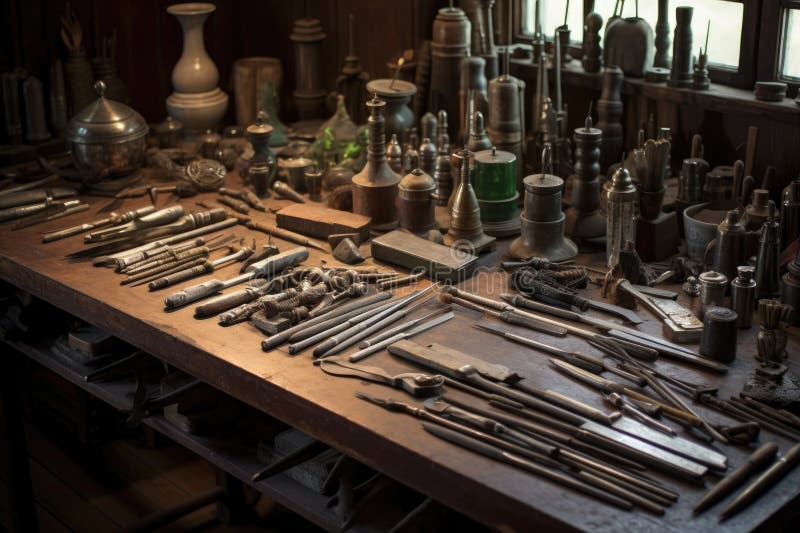 Silversmith Tools Stock Illustrations – 8 Silversmith Tools Stock ...