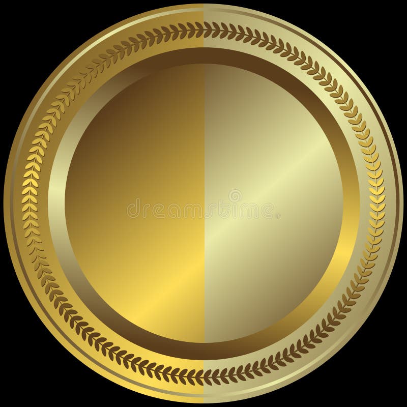 Silvery And Golden Plate Picture. Image: 8880389