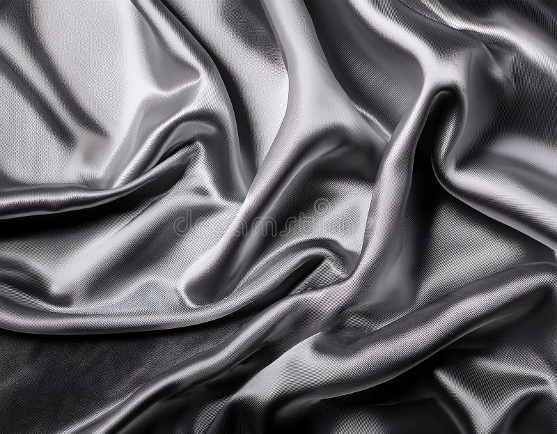 Silvery Gray Velvet Texture with a Sleek, Elegant Finish Stock Photo ...