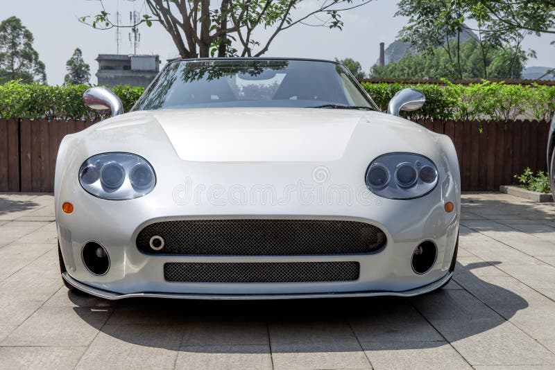 Silvery roadster stock photo. Image of side, vehicle - 44565066