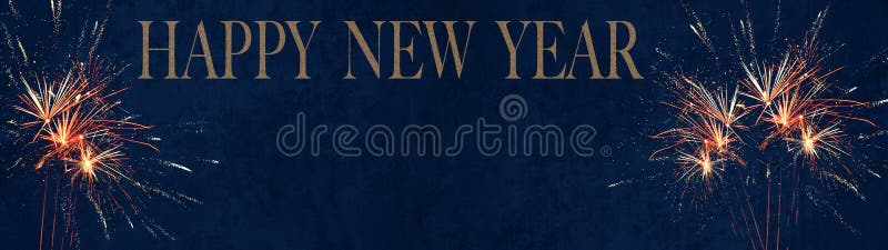 Silvester 2022 New Year Background Banner Panorama Long- Firework ...