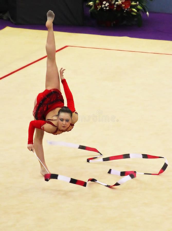 Silviya Miteva (Bulgaria) Performs at World Cup Editorial Image - Image ...