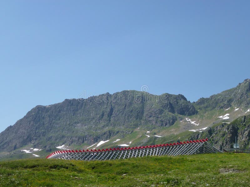 Silvretta High Alpine Pass in Austria Stock Image - Image of mountains ...