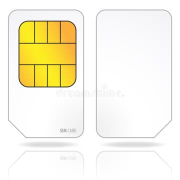 Sim card stock vector. Illustration of background, identification ...
